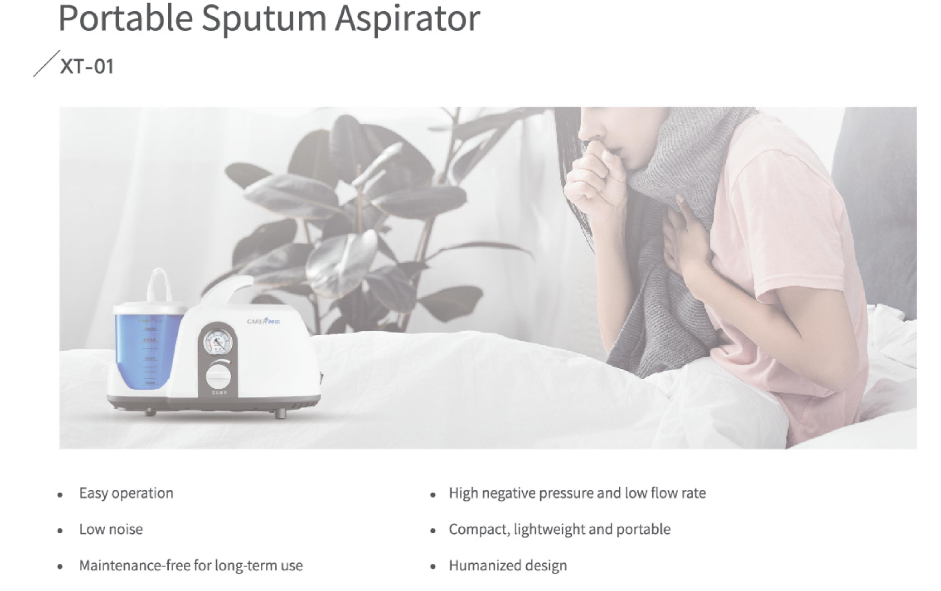 Weight Light White Sputum Suction For Adults from China manufacturer ...